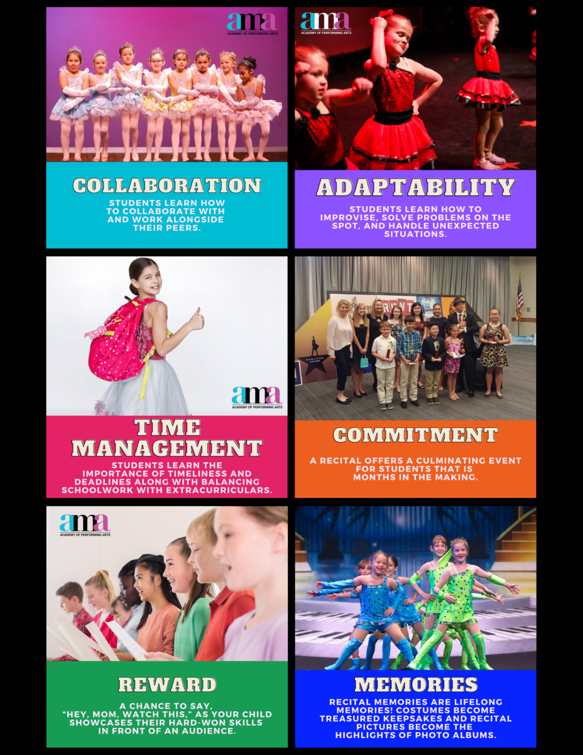 Dance Performances & Music Recitals Schedule | AMA Dance & Music School